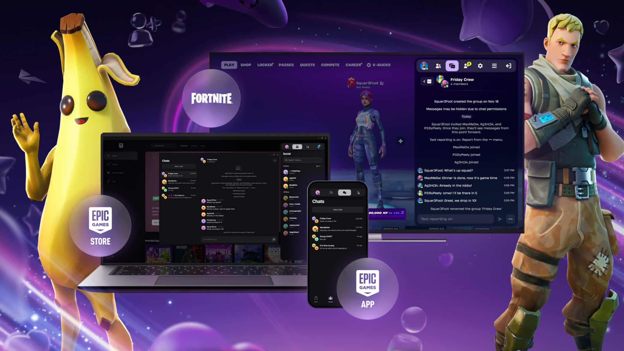 Epic Games führt plattformübergreifenden Text-Chat ein | gamefinity