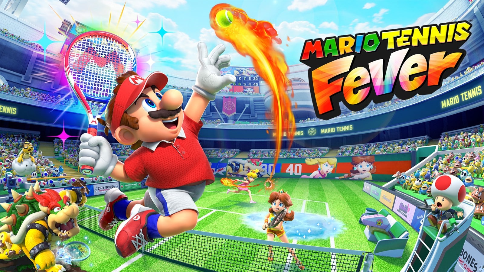 Mario Tennis Fever: 38 Charaktere & neue Modi für Switch 2 - 12. Februar